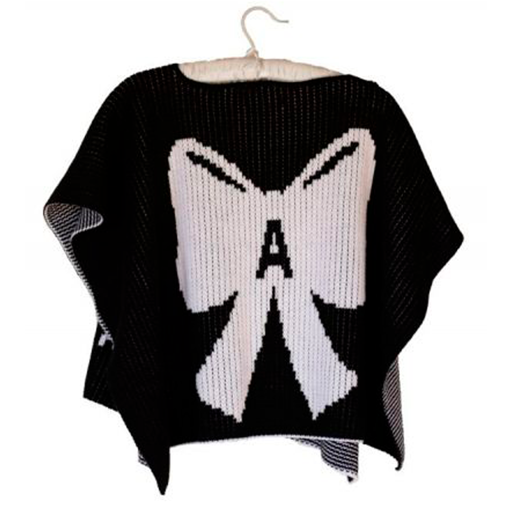 Kids Bow Poncho - Butterscotch Blankees – Butterscotch Blankees