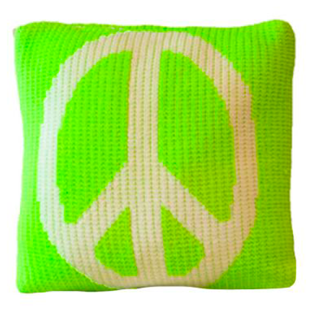 Peace Sign Pillow Non-Personalized - Butterscotch Blankees ...